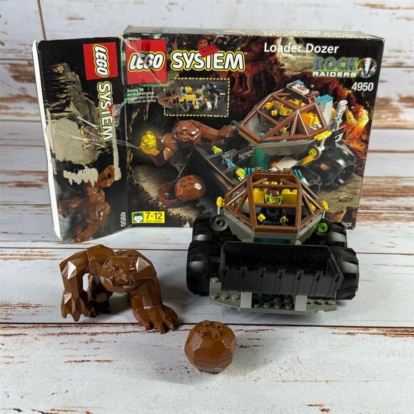 Lego | Toys | Lego Rock Raiders Loaderdozer 495 Set With Rock Monster ...